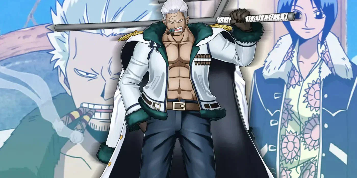 Smoker from One Piece: Relentless Marine Captain & Merch | Seakoff