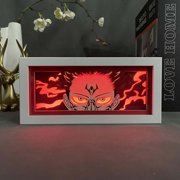 Sukuna LED 3d Light Box - Jujutsu Kaisen Anime Glow – Seakoff