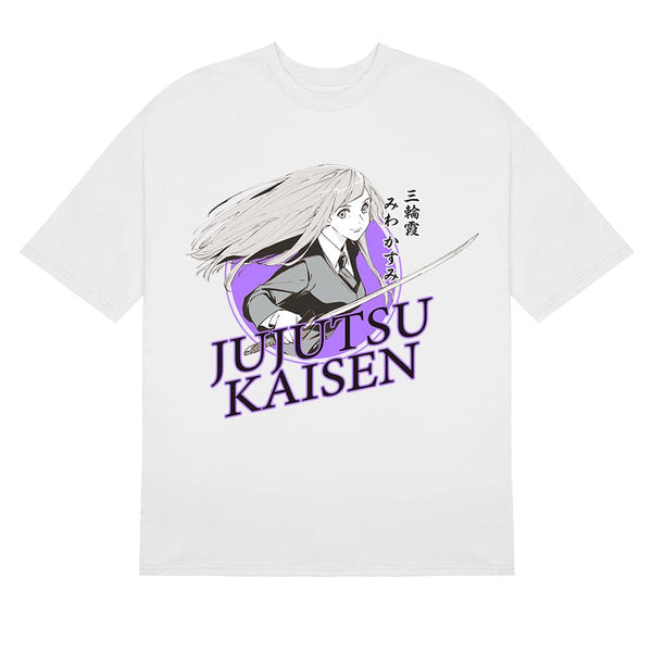 JuJutsu Kaisen Kasumi Miwa Sword Camiseta - Premium Anime Apparel ...